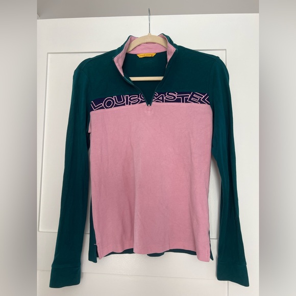 Tops | Louis Castel Womens Golf Shirt Top Blouse Quarter Zip Polo ...